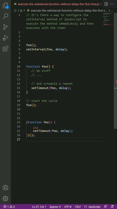 Javascript Execute The Setinterval Function Without Delay The First