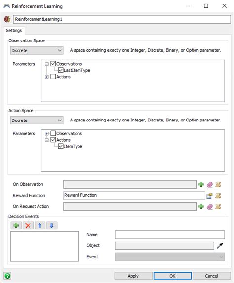 Reinforcement Learning Training