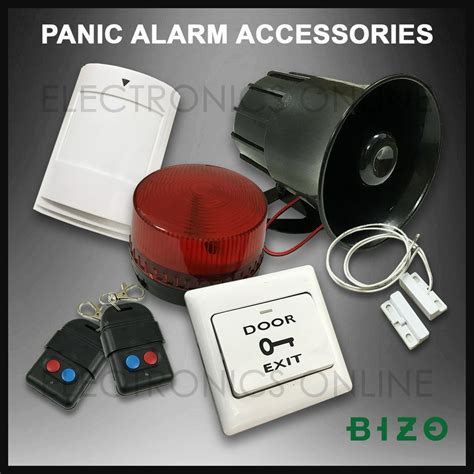 Panic Alarm Accessories Siren Pir Motion Sensor Magnetic Sensor Door Sensor Strobe Light Push