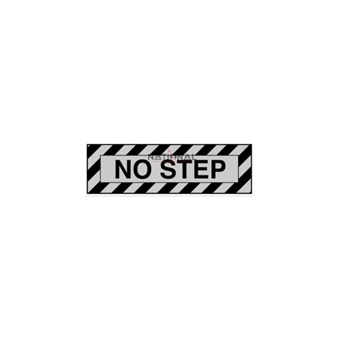 No Step Decal National Aviation