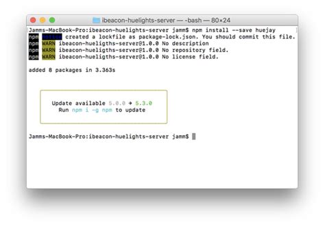 Ibeacons And Hue Lights Tutorial Part 2 Implementing A Nodejs Server