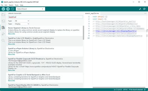 Are Librarymanager And Boardmanager Links Still Clickable With IDE V2