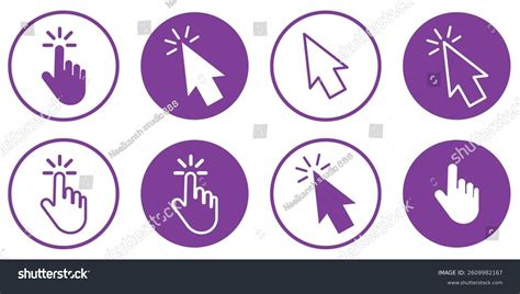 Computer Mouse Click Cursor Load Symbol Stock Vector Royalty Free 2609982167 Shutterstock