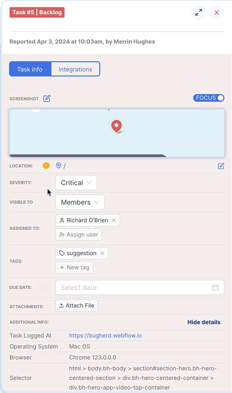 Bugherd Release Notes