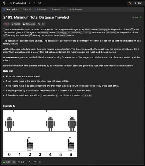 31 10 2024 2463 Minimum Total Distance Traveled Leetcode Challenge Tech Threads
