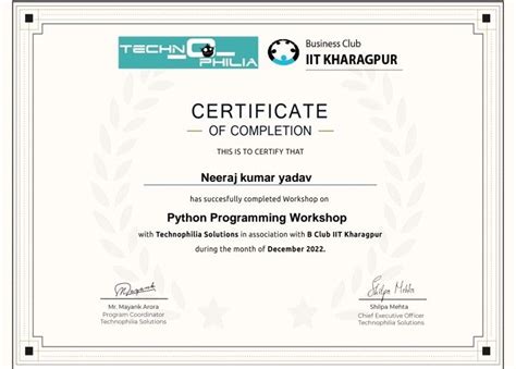 Neeraj Kr Yadav On Linkedin Pyhton Workshop Iit Kgp