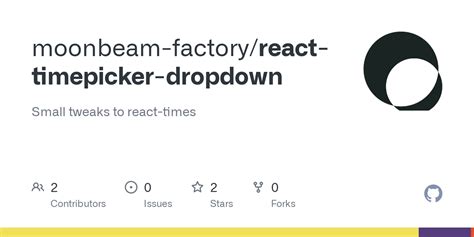 Github Moonbeam Factory React Timepicker Dropdown Small Tweaks To React Times