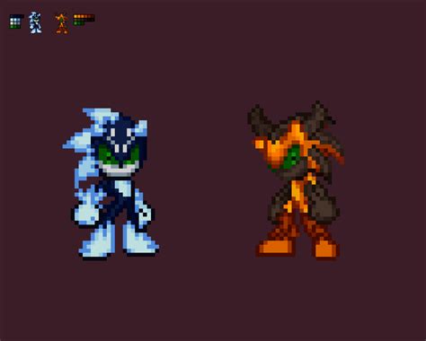 Sonic Mephiles And Iblis Forms Sprites By Alanfire On Deviantart