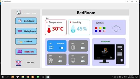 Oop Demo Giao Diện Qt điều Khiển Smarthome Youtube