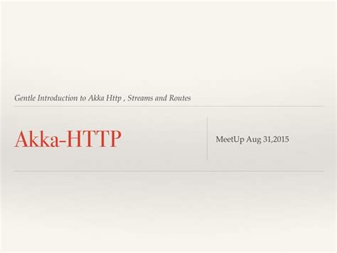 Akka Routes Streams With Scala Ppt
