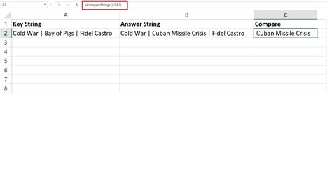 How Can I Tell The Differences Between Two Strings In Excel Stack