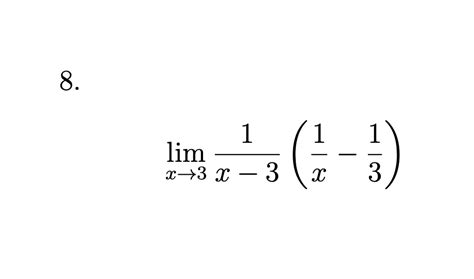 Solved Compute The Following Limits Possible Answers Chegg