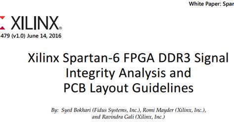 pcb designer xilinx spartan 6 fpga ddr3