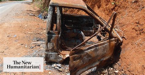 Photo Myanmar Exploded Landmine Vehicle Thumbnail The New