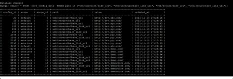 Which Sql Query To Display Multiple Websites And Stores In Magento 2x