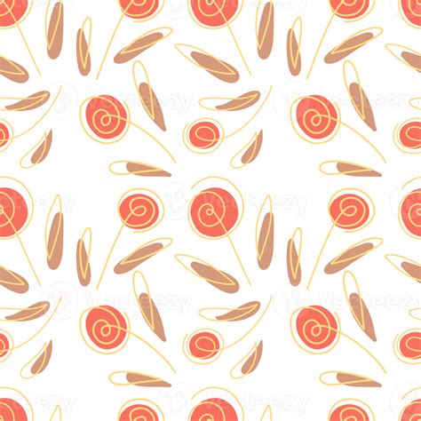 Seamless Pattern With Roses In Nude Tones PNG