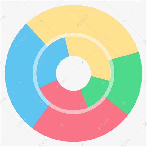 彩色圆环素材图片免费下载 千库网