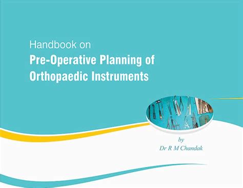Buy Handbook On Pre Operative Planning Of Orthopaedic Instruments Book Online At Low Prices In