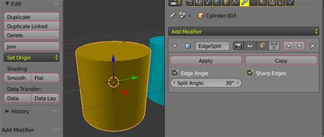 modeling cylinder subdivision surface modifier problem smooth