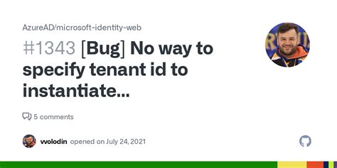 Bug No Way To Specify Tenant Id To Instantiate Graphserviceclient With When Using