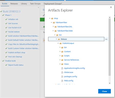 Build How To Publish Binaries And Copy To Server In Tfs 2017 Stack Overflow