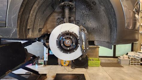 브레이크 튜닝 네오테크 전륜 4p 355mm 후륜 350mm 디스크 리어 확장 네이버 블로그