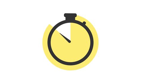 Stopwatch Animated Icon Clock With Stock Footage Video 100 Royalty Free 1050969736