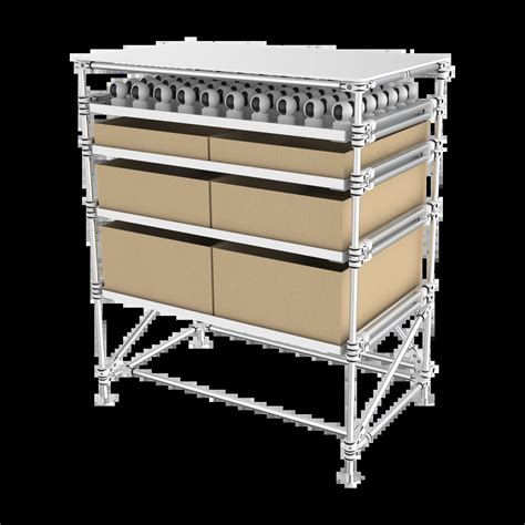 Shelf With Levels On Extender