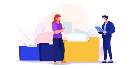 종이 문서 파일 폴더로 작업하는 사업가 문서 콘텐츠 또는 연구 논문 문서 파일 폴더 저장 보고서 또는 서류 작업 검색 또는 파일 아카이브 사무 계약 개념 0명에 대한 스톡