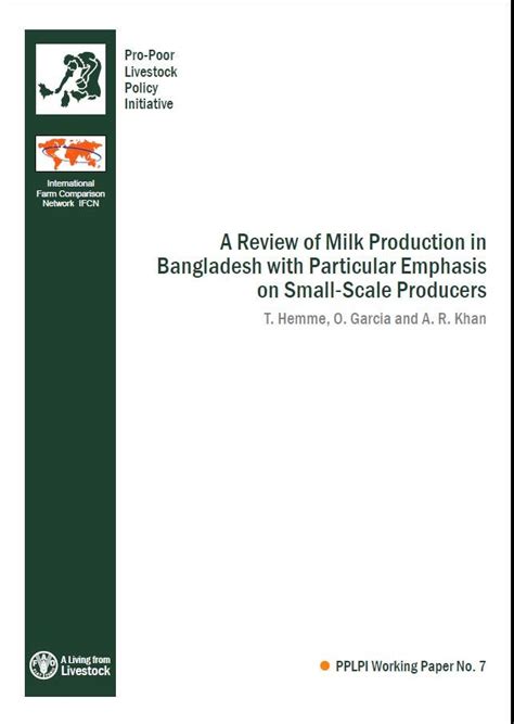 Publications Related To Dairy Production And Products