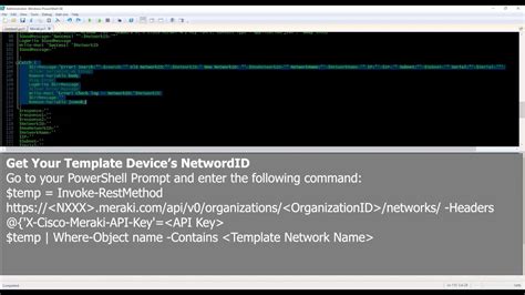 Meraki Api And Powershell Youtube