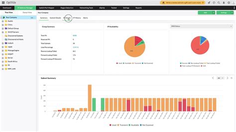 IP Scanner Free Network IP Scanning Tool ManageEngine OpUtils