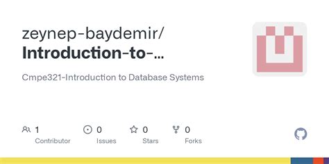 Github Zeynep Baydemir Introduction To Database Systems Cmpe Introduction To Database Systems