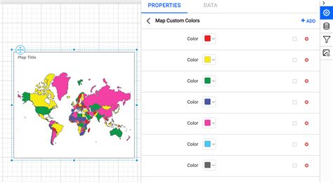Map Custom Colors Standalone Report Designer