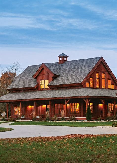 24 Amazing Rustic Barn Style House Plans