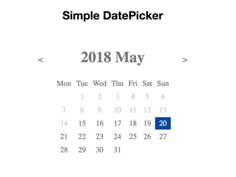 GitHub Dwyl Elm Datepicker A Date Picker Written In Elm