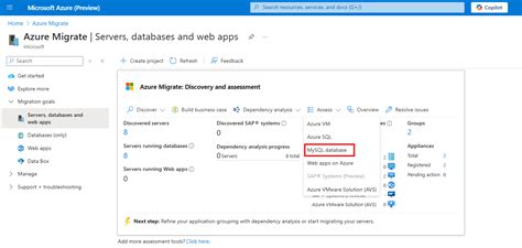 チュートリアル Azure Database For Mysql への移行のための Mysql 評価を作成する プレビュー