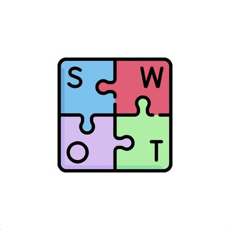 Swot Puzzle Icon Illustration 53640037 Vector Art At Vecteezy