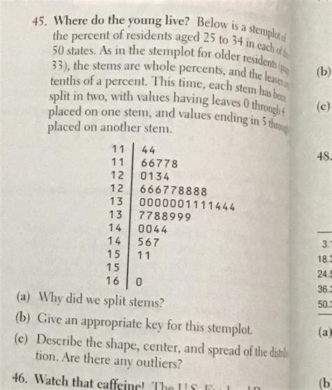 Stem Plot Is Split R APStatistics