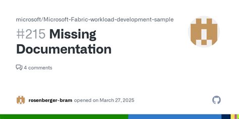 missing documentation · issue 215 · microsoft microsoft fabric workload development sample · github