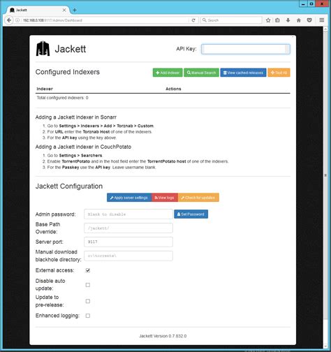 Guide Install Jackett On Windows Server As A Service