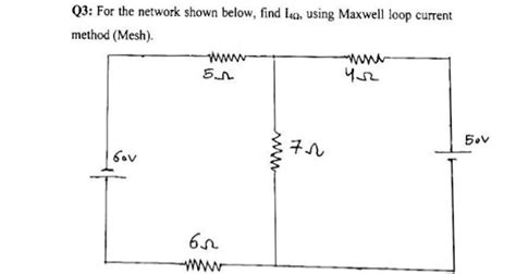 Solved Q3 For The Network Shown Below Find 149 Using Chegg Com