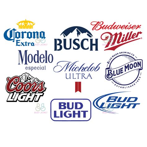 Beer Logos Bundle Svg Beer Logo Svg Corona Extra Svg Bud Inspire