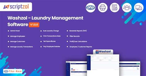 Laundry Management Software Best Laundry Management System Php Scripts Chennai Scriptzol