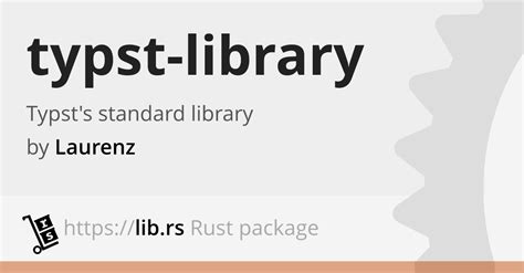 Typst Library — Rust Lang Librs