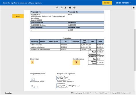 User Guide Docusign Integration