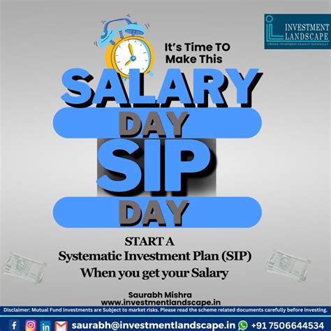 Investment Landscape On Linkedin 💰 Make Your Salary Day Sip Day 📈