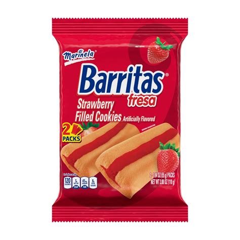 Weee Marinela Barritas De Fresa En Caja Strawberry Bars