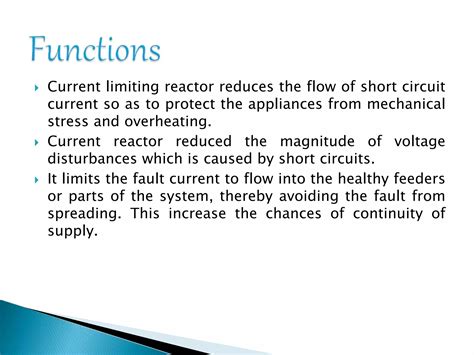 Powerpoint Presentation On Series Reactors PPTX