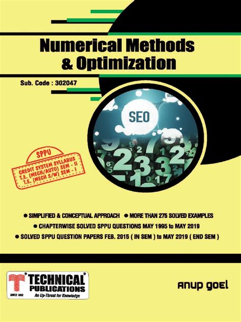 Numerical Methods And Optimization By Anup Goel Pdf